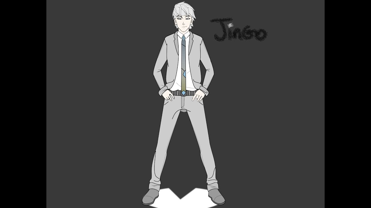 Pashants Showcases; Character Jingo Sketch - with colouring - YouTube