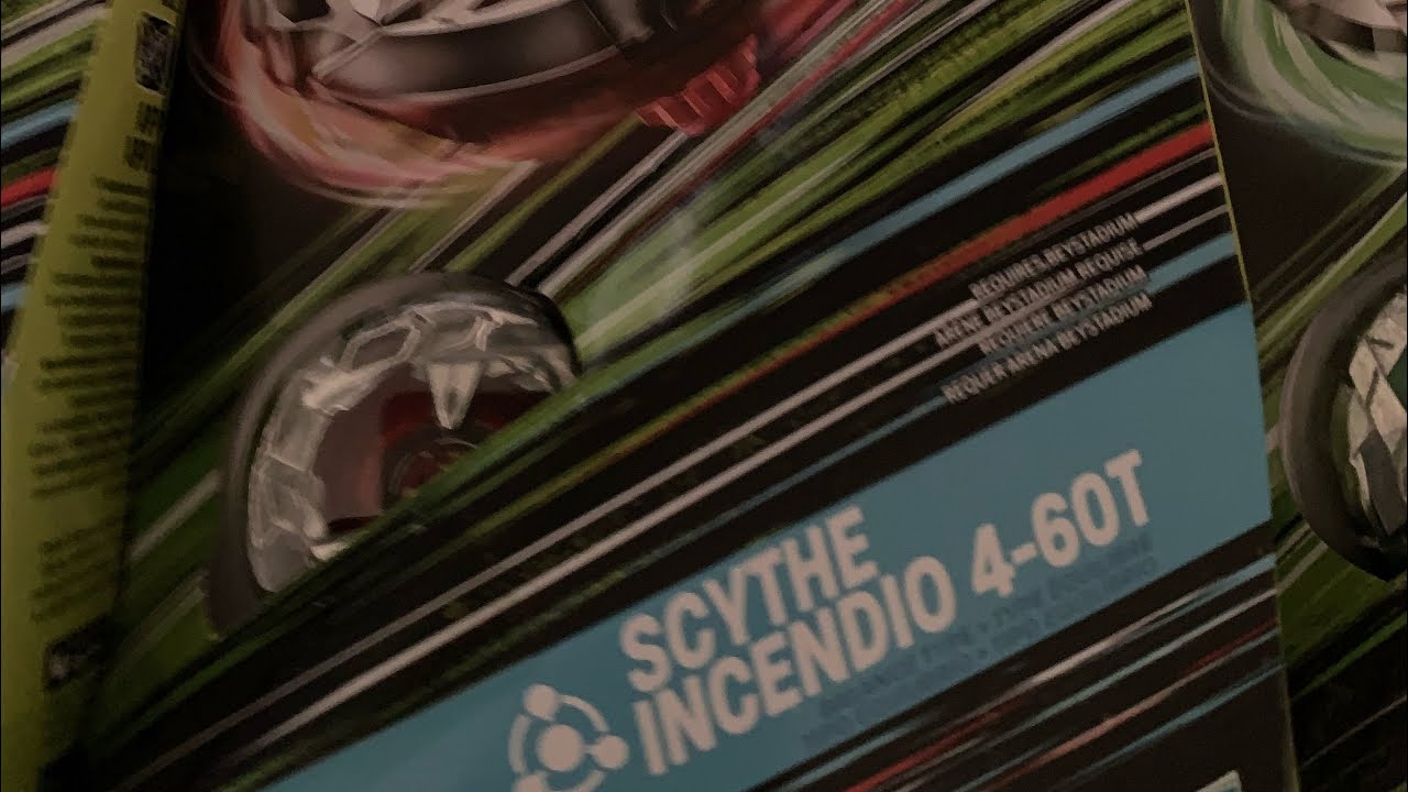 Beyblade X scythe incendio 4-60T unboxing - YouTube