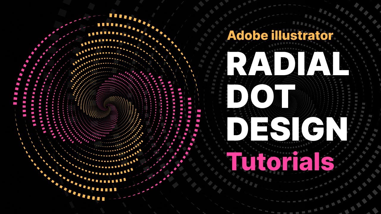 How to Create a Stunning Radial Dot Design in Adobe Illustrator | Step ...