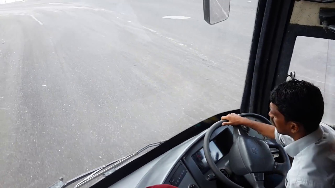 Volvo Bus Driving India Part 2..!! - YouTube