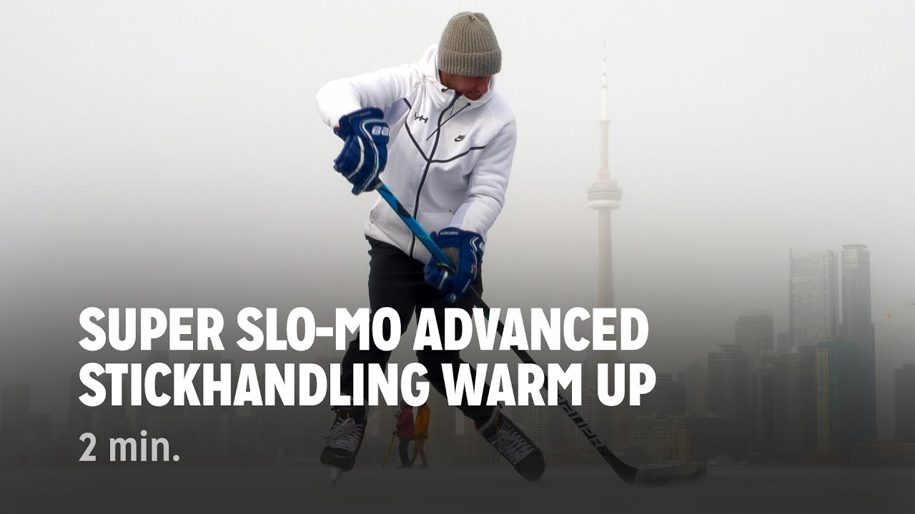 Super Slo-Mo Advanced Stickhandling - YouTube