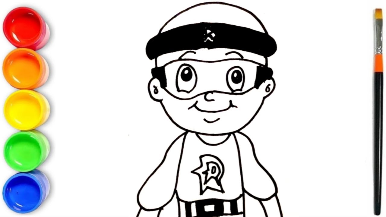 How to draw Mighty Raju - Mighty Raju - YouTube