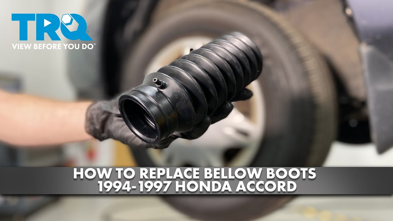 How to Replace Bellow Boots 1994-1997 Honda Accord - YouTube