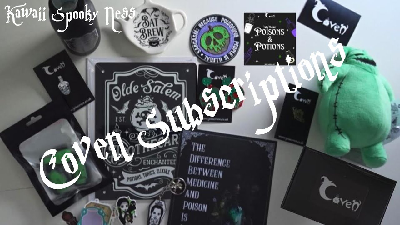 Coven Subscription Box | Poison & Potions - July 2023 - YouTube