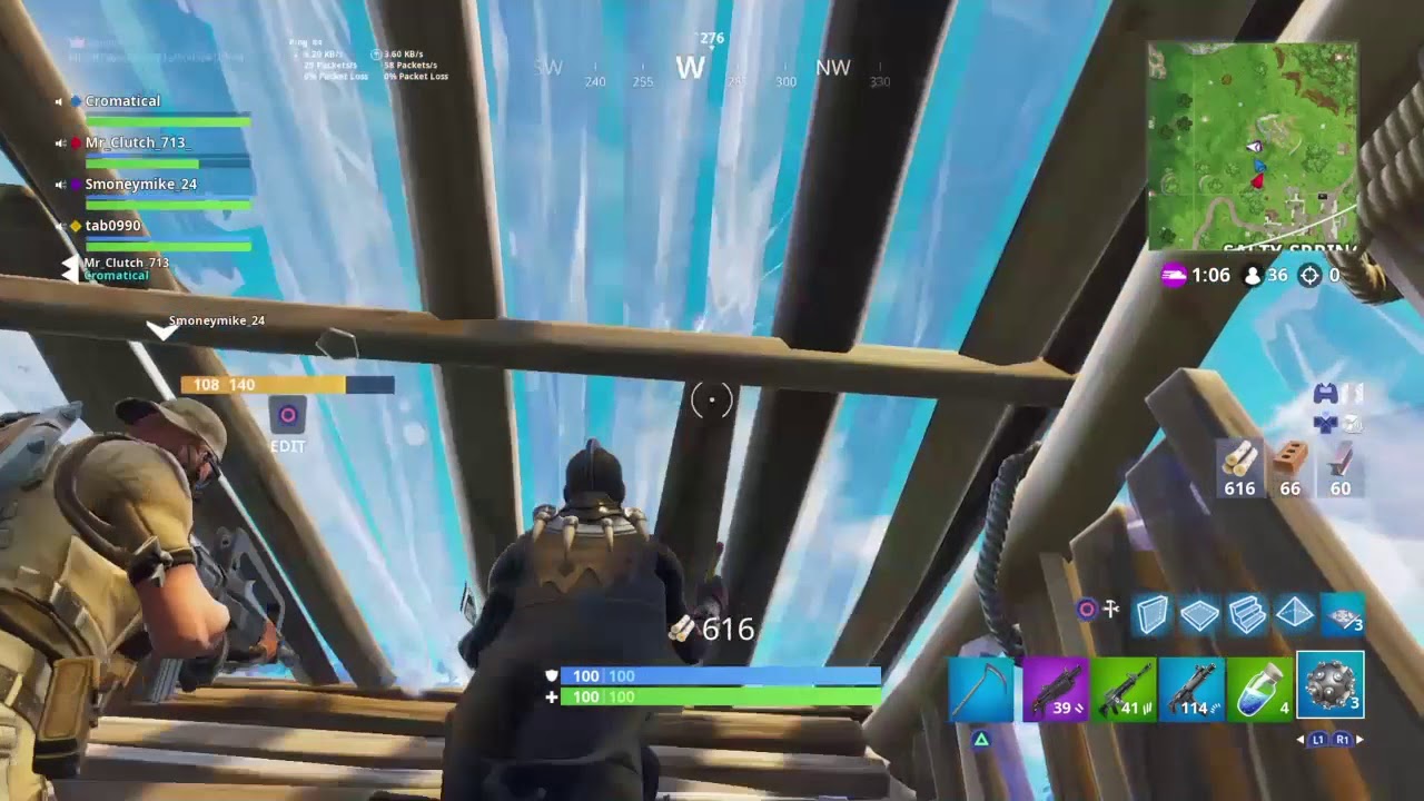 (fortnight win)with clutch - YouTube