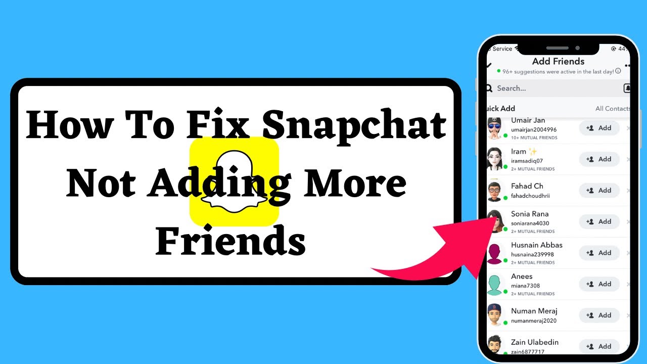 Fixed Snapchat Friends Not Adding | Fix Snapchat friends something went ...