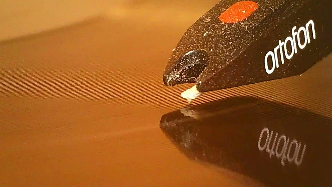 Ortofon Pro S - Microscope view - Test 1 @ Sunset - YouTube