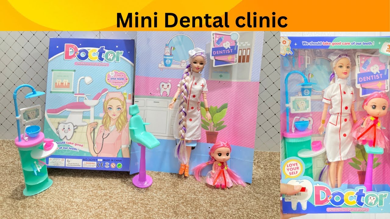 SATISFYING With Unboxing Cute mini Dental doctor set - YouTube