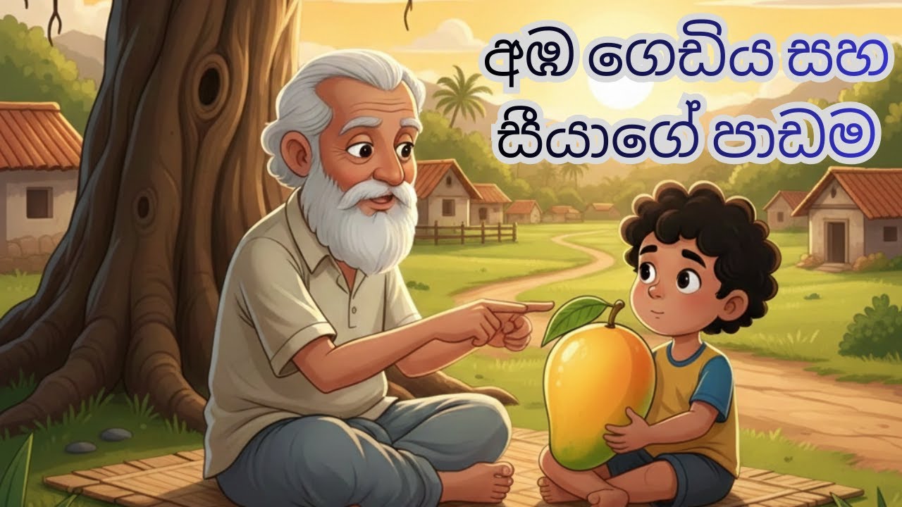අඹ ගෙඩිය සහ සීයාගේ පාඩම|Aba Gediya Saha Siyage Padama|Cartoon Katha SL ...