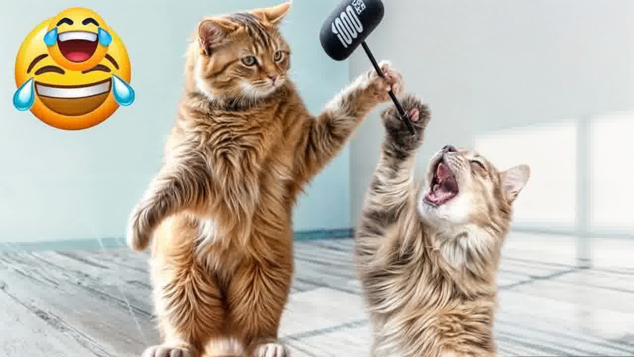 😍😹#😍🐕When a silly Cat becomes your best friendThe funniest animals and ...