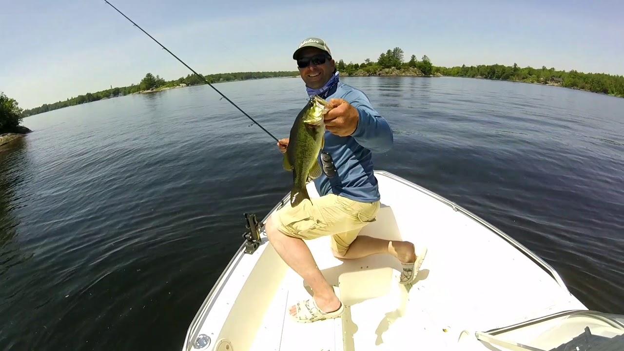 Great fishing day, saved chipmunk, lots of fish - YouTube