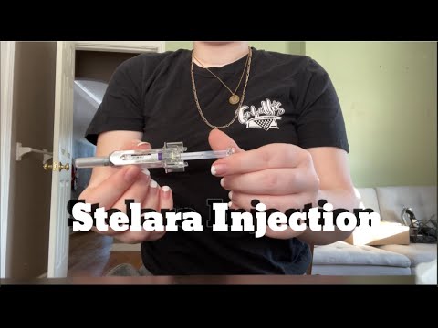 Stelara Injection - How to give yourself a self injection! - YouTube