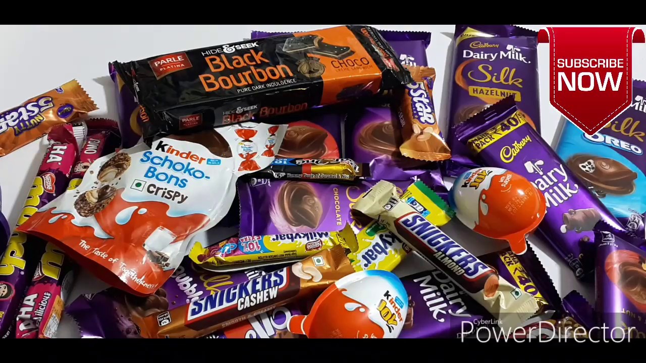 Lots of chocolates n candies... - YouTube