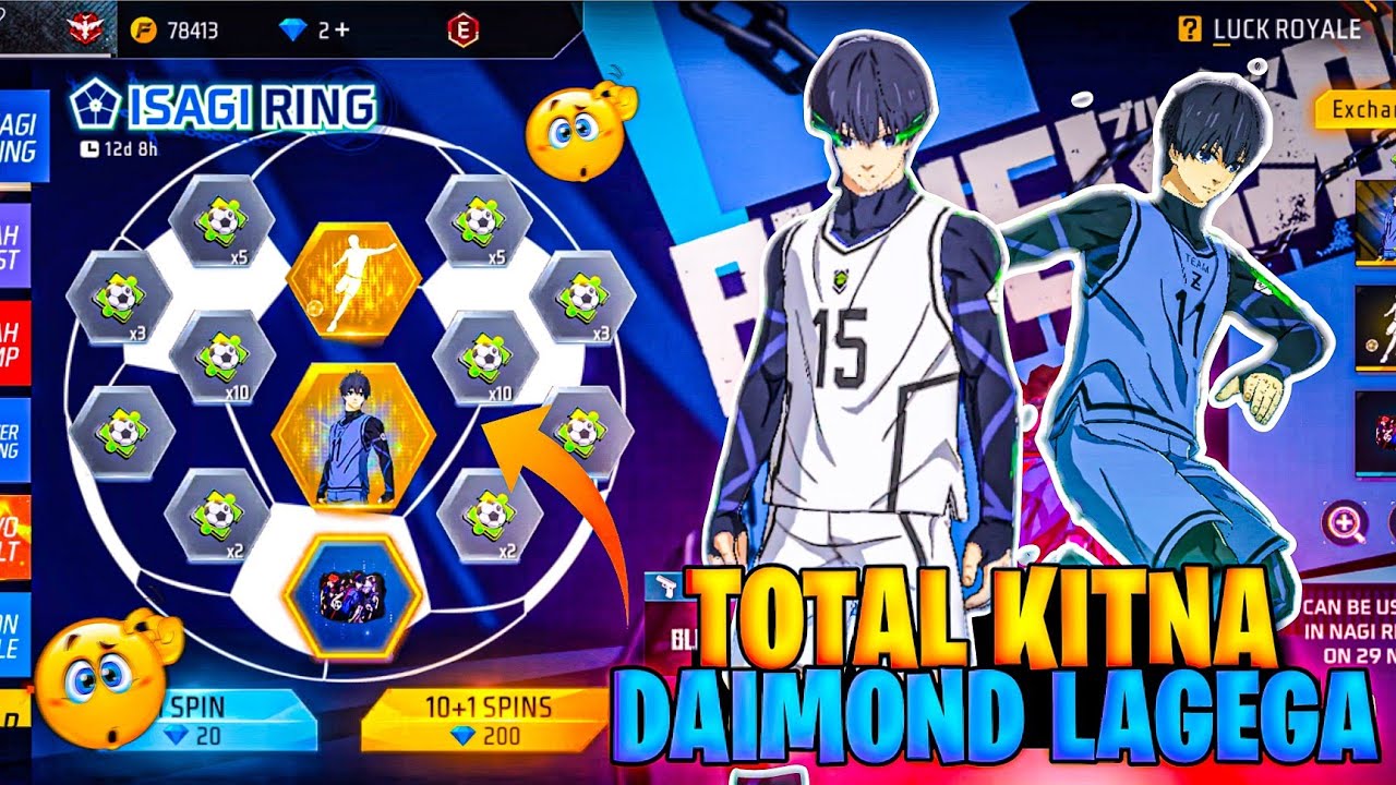 Free Fire New Isagi Ring Event Full Details 📱 - YouTube