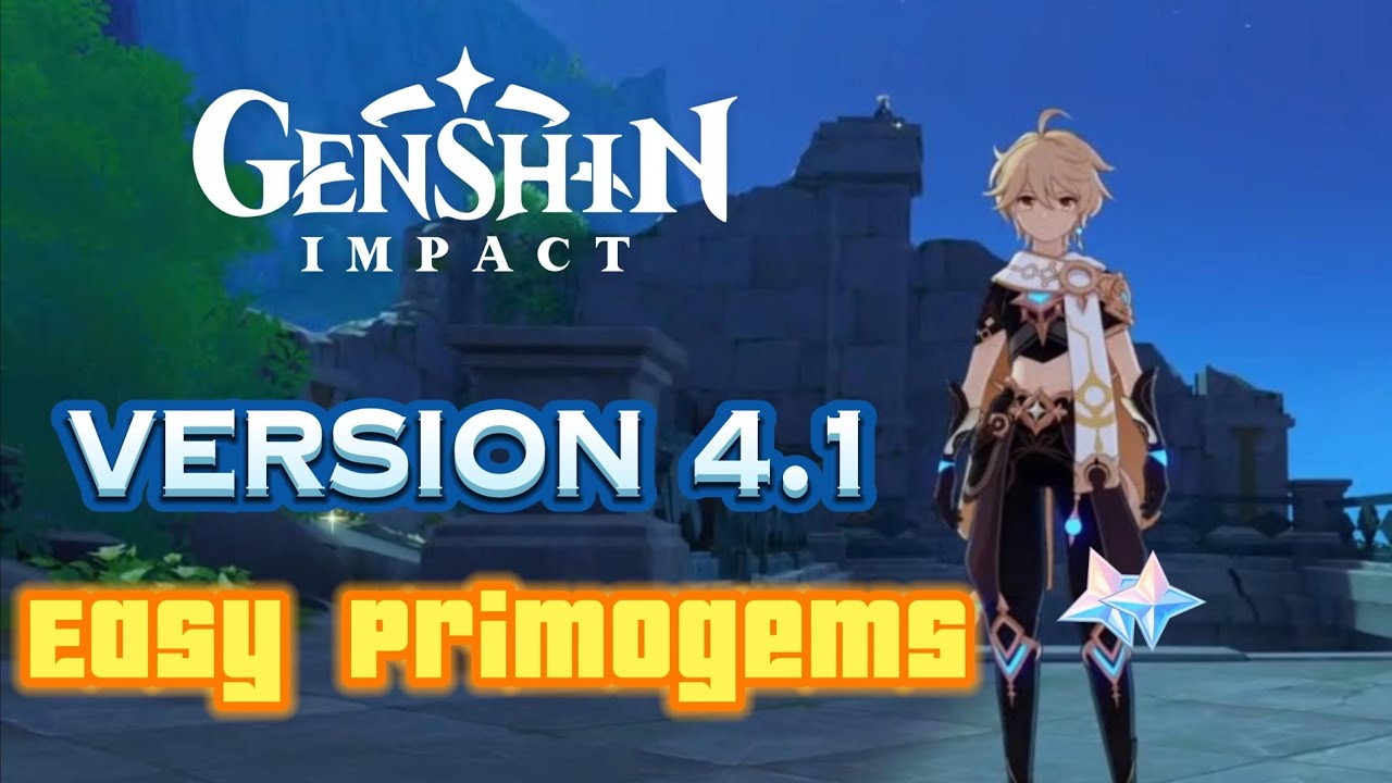 Easy Primogems | Version 4.1 | Genshin Impact - YouTube
