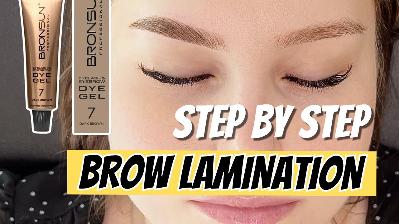 THUYA BROW LAMINATION⎥BRONSUN TINTING⎥Step by Step Tutorial [Eyebrow Transformation] - YouTube