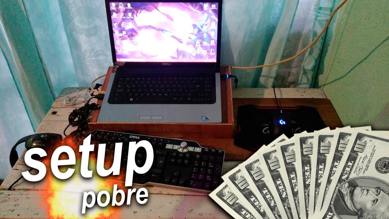 Te soprendo con lo que puedo hacer con mi set-up gamer de pobre - YouTube