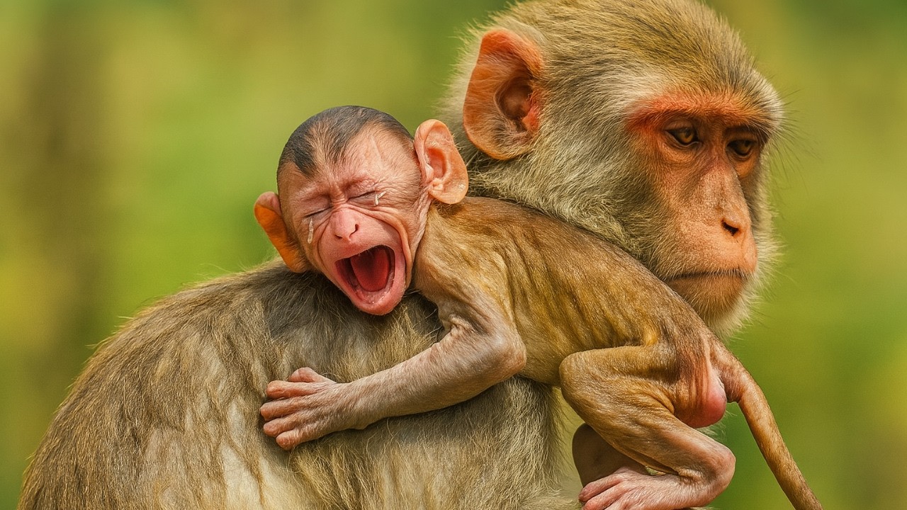 Why Do Baby Monkeys Cling to Their Moms? The Hidden Truth of Baby ...