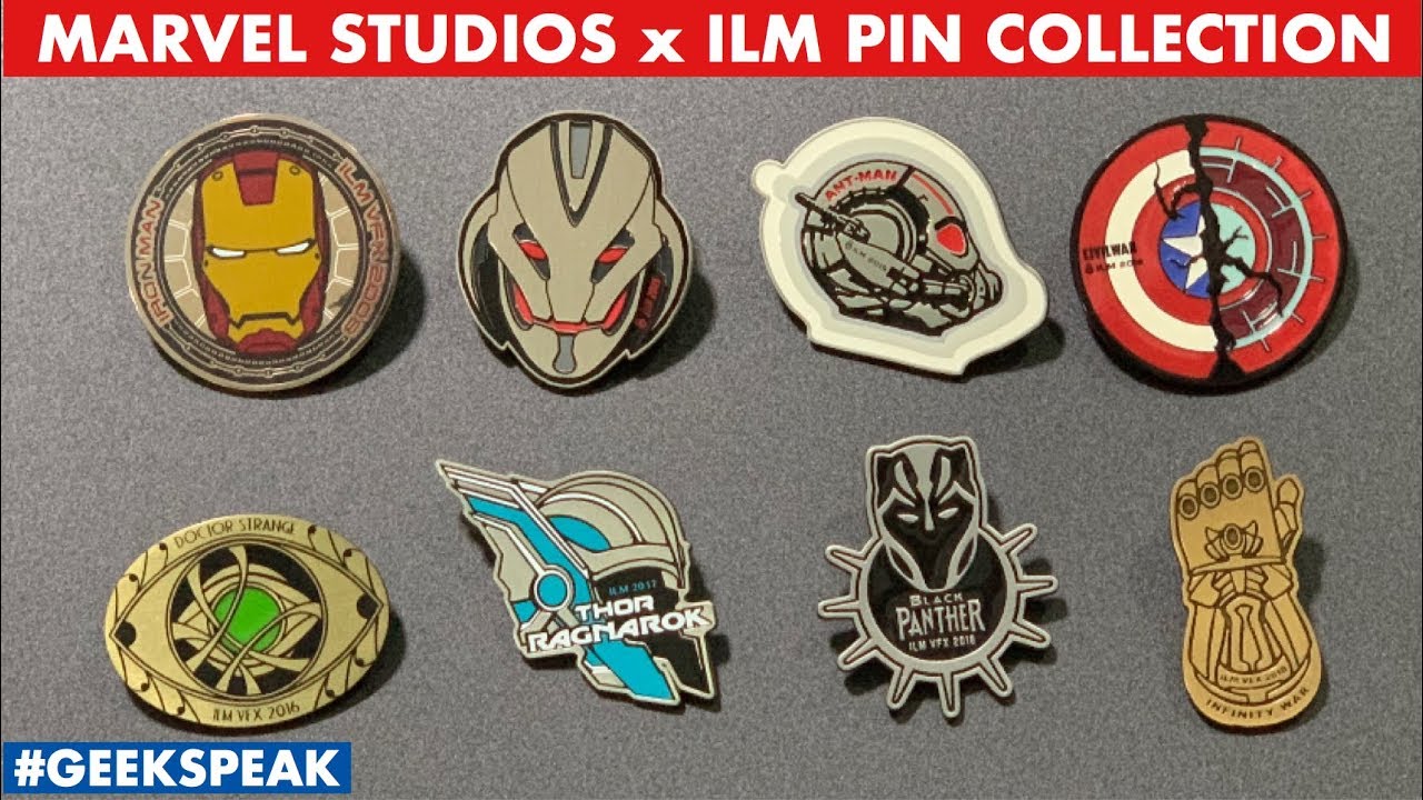MARVEL STUDIOS COLLECTION ILM PINS | GEEK SPEAK EPISODE 106 | JIGGY ...