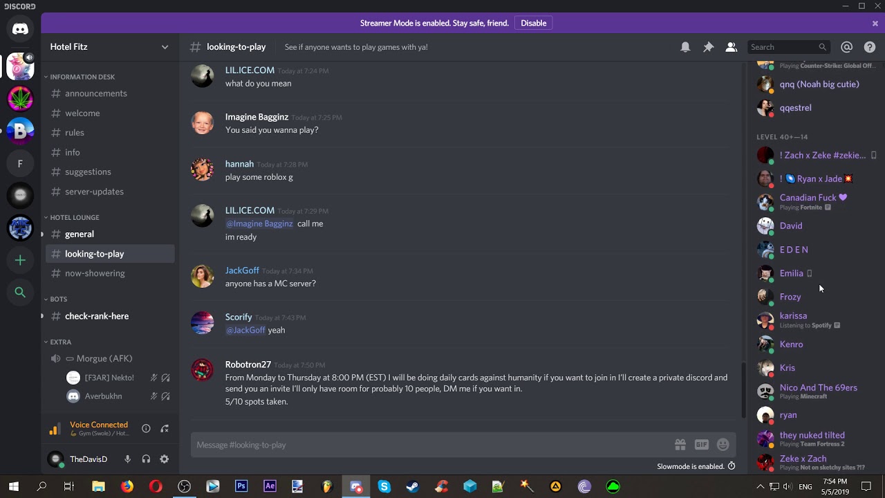 FUNNY MOMENTS AT FITZ HOTEL DISCORD - YouTube