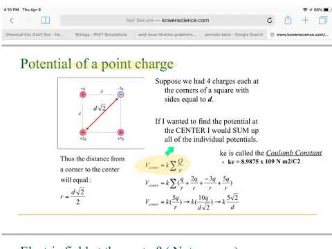 Electric potential and potential difference problems - YouTube