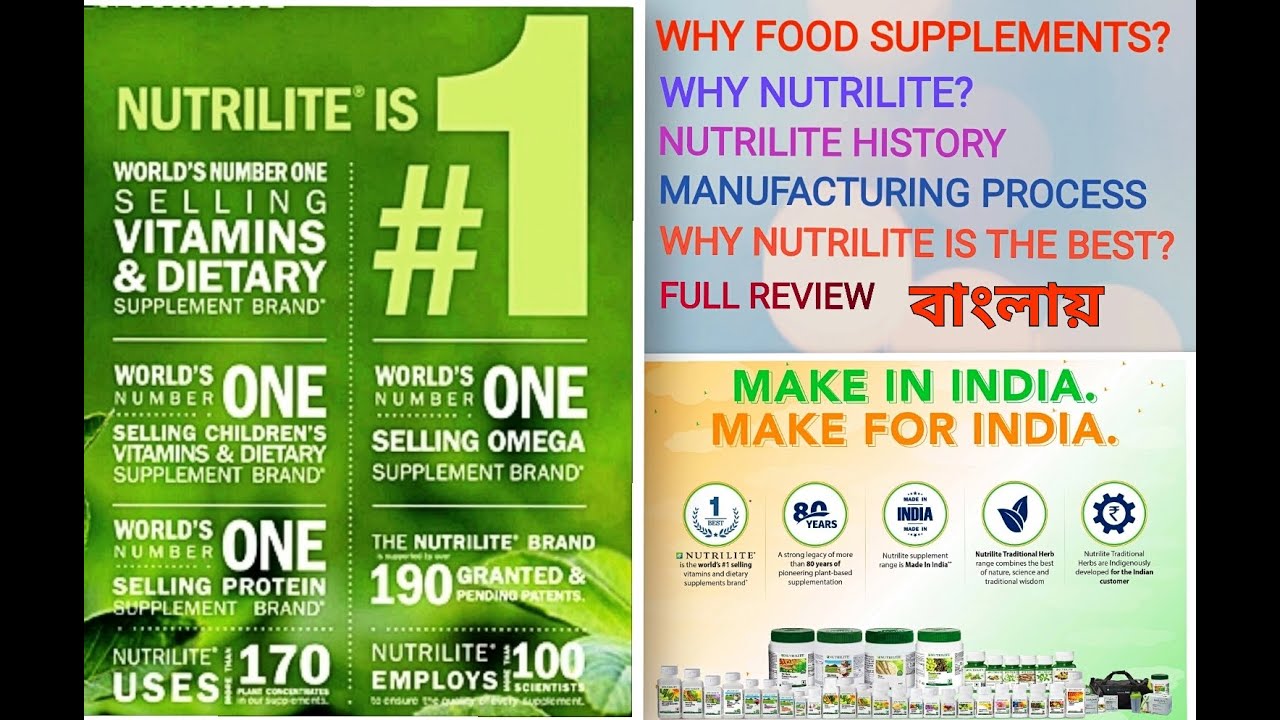 WHY FOOD SUPPLYMENT? WHY NUTRILITE? NUTRILITE HISTORY, FARM, BACKGROUND ...