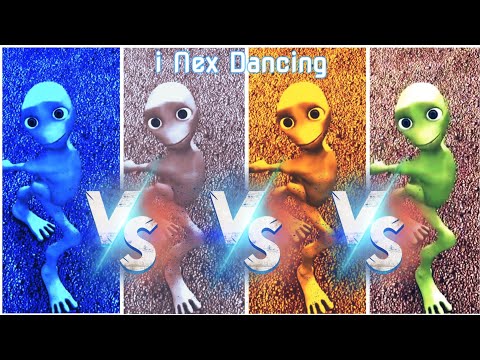 DAME TU COSTIA VS FUNNY ALIEN DANCE VS GREEN ALIEN DANCE VS DANCE CHALLENGE