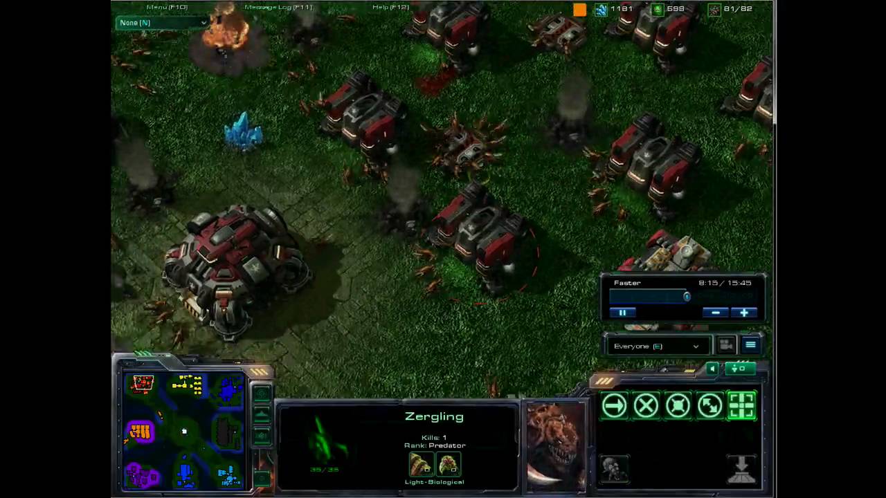 Starcraft 2 Fastest map 4v4 - YouTube