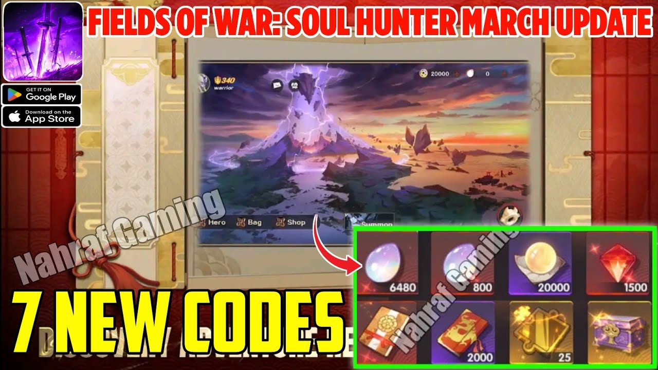 Fields Of War Soul Hunter New Gift Codes March 2025 | Fields Of War Codes - How To Redeem Code ...