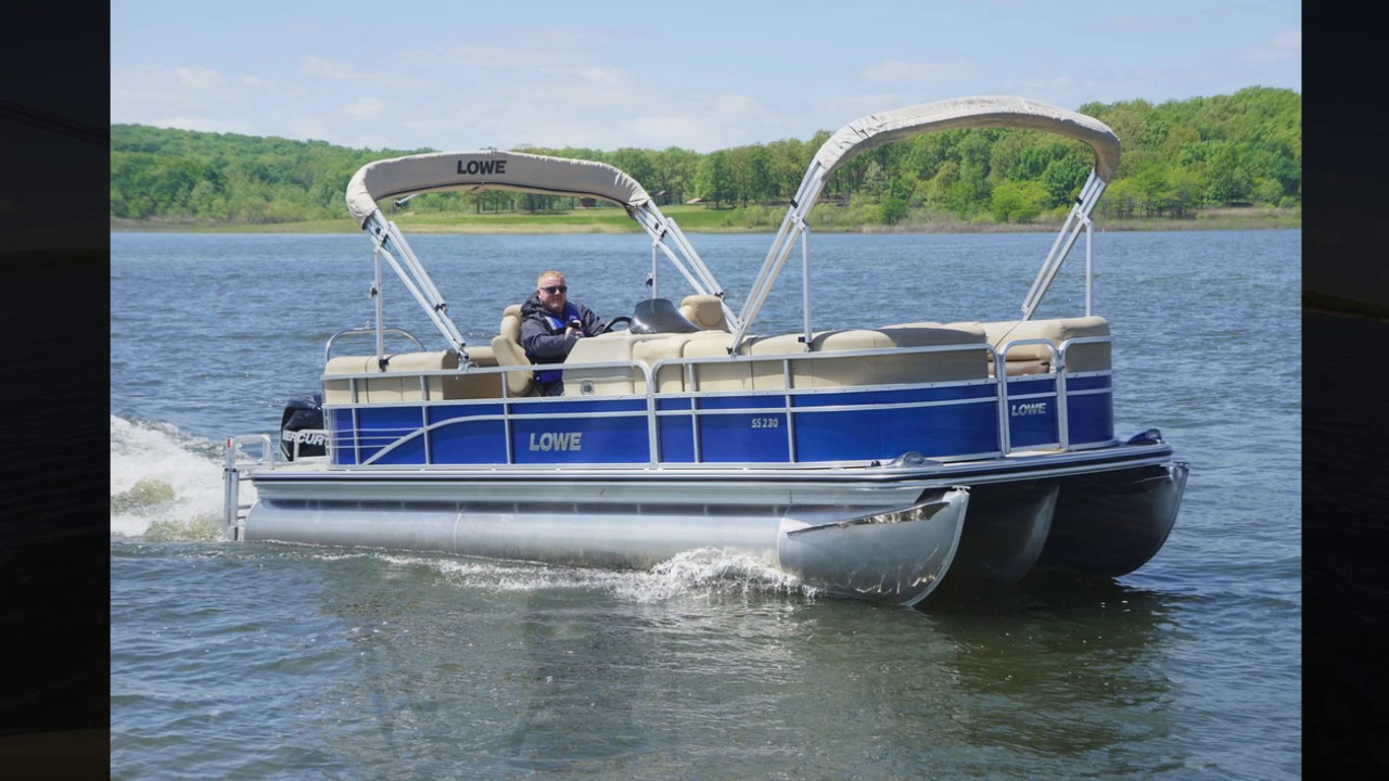 Lowe SS230 with 200HP Verado - YouTube