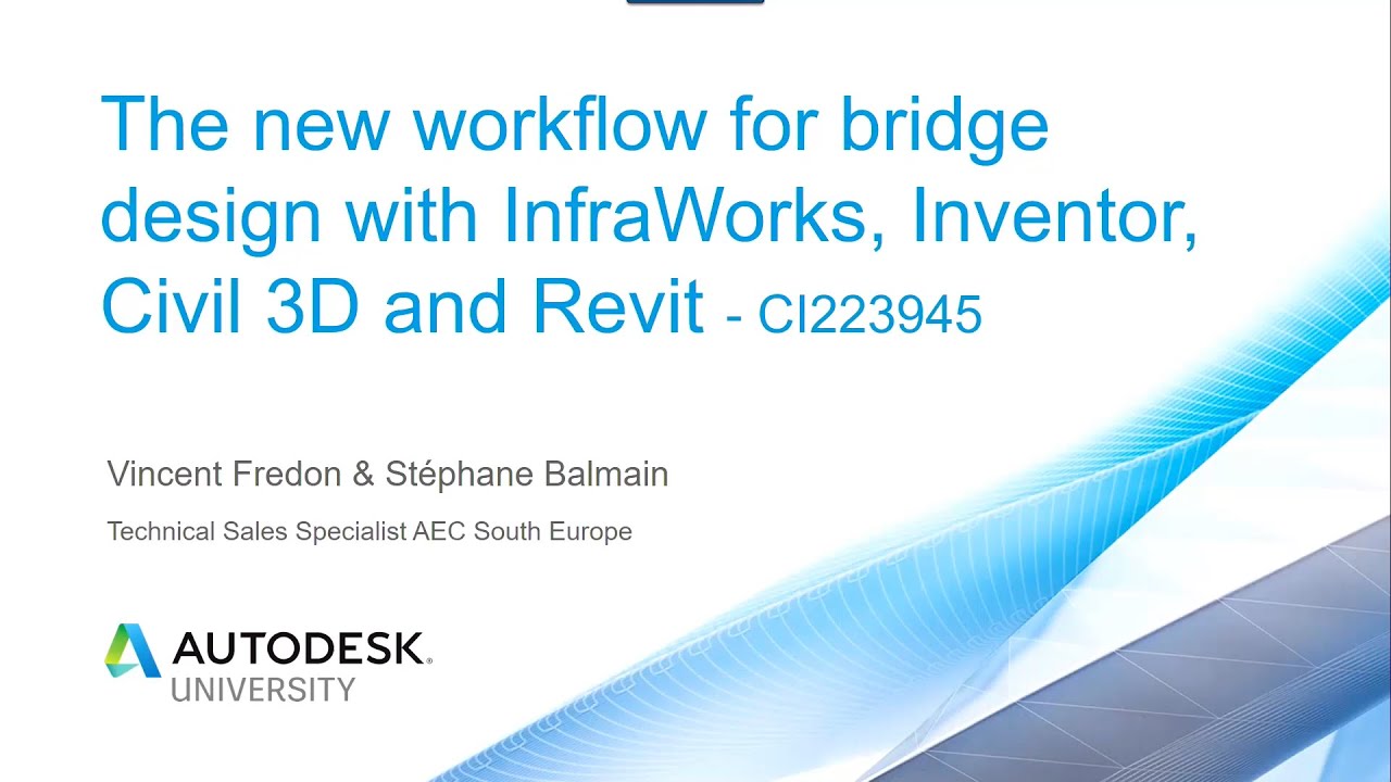 [BIM] - O novo fluxo de trabalho para projeto de pontes com InfraWorks ...