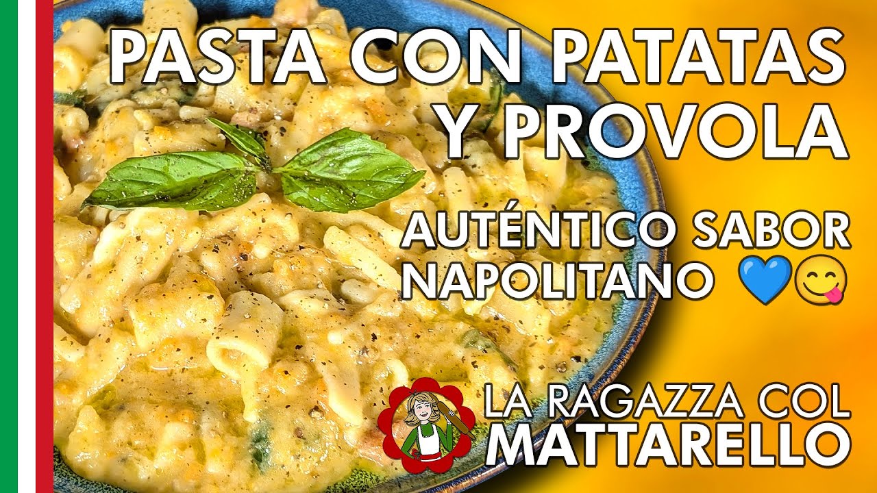 Pasta con Patatas y Provola 🧀🍝 | Receta Napolitana Irresistible 🇮🇹 ...