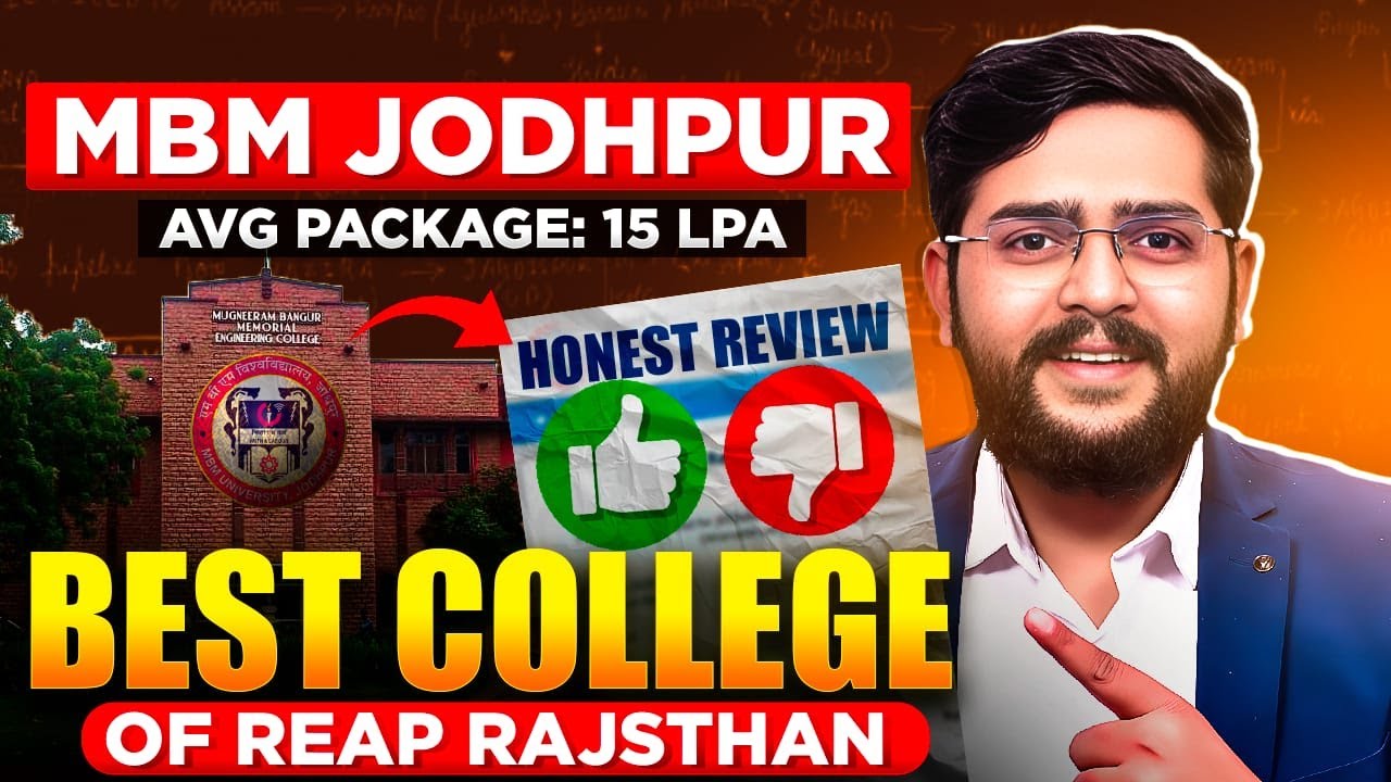 MBM Jodhpur Honest Review | Best Government College in REAP Rajasthan ...