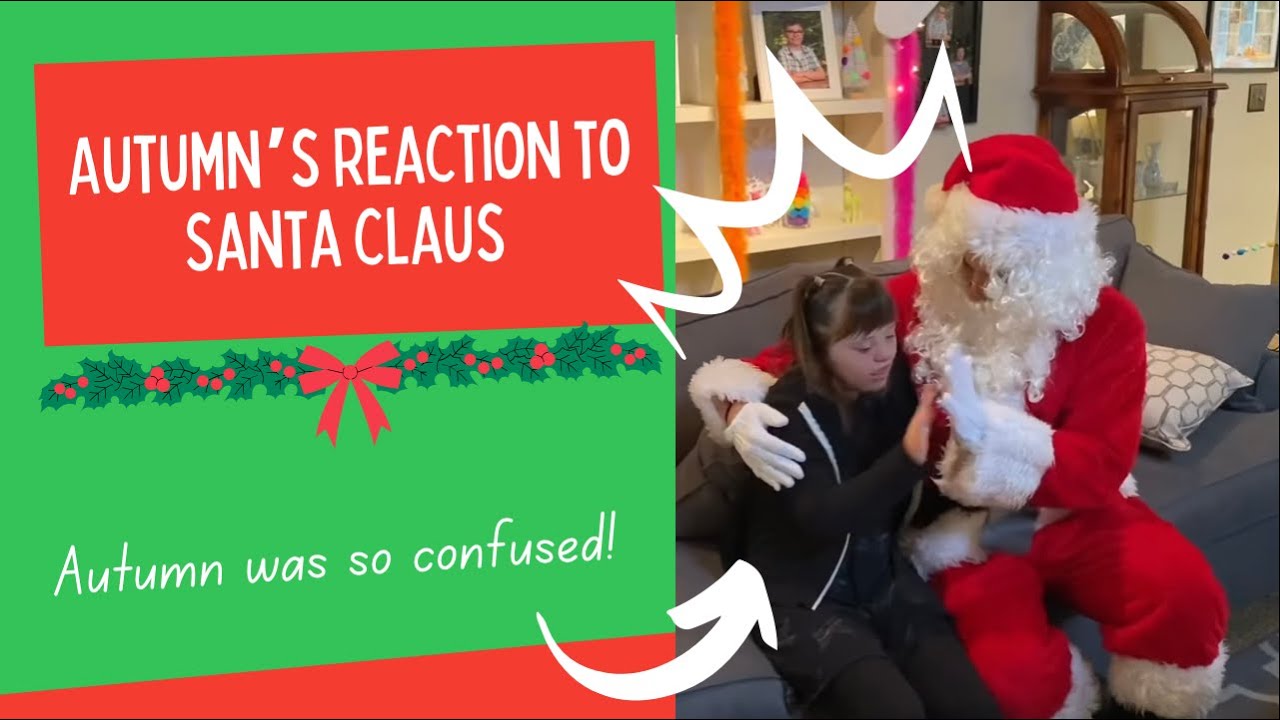 Autumn's Reaction To Santa/ Christmas Decoration Reveal! - YouTube