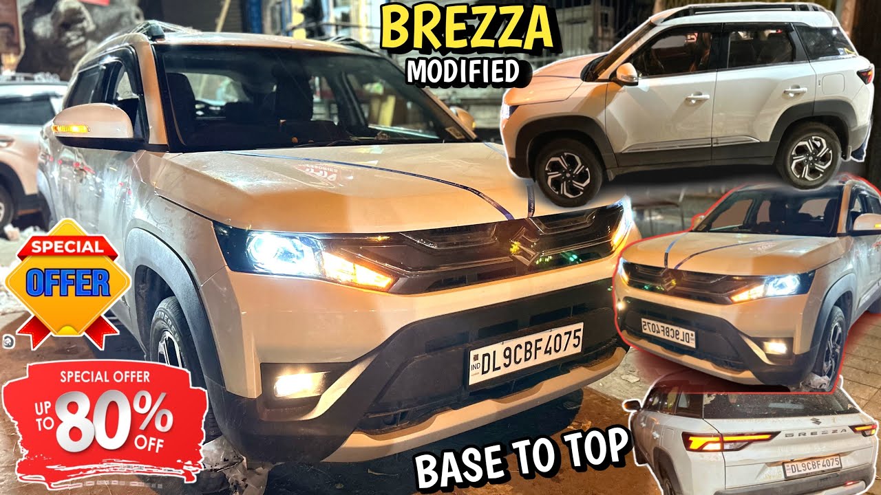 Brezza Base To Top Modification With Price🔥 - YouTube