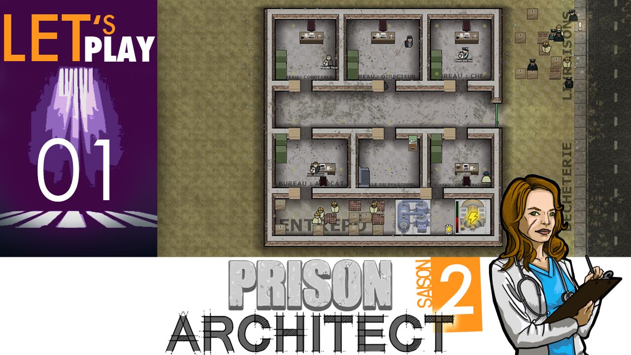 [FR] Prison Architect - ep.1 - Retour féminin ! - YouTube
