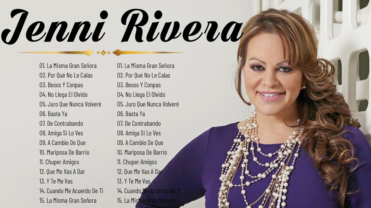 JENNI RIVERA SUS MEJORES EXITOS (30 GRANDES EXITOS) - JENNI RIVERA ...
