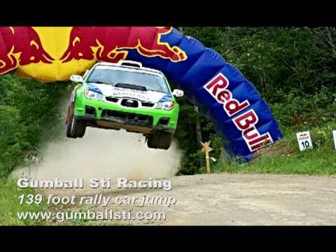 139 ft record rally car jump (Burton) - YouTube