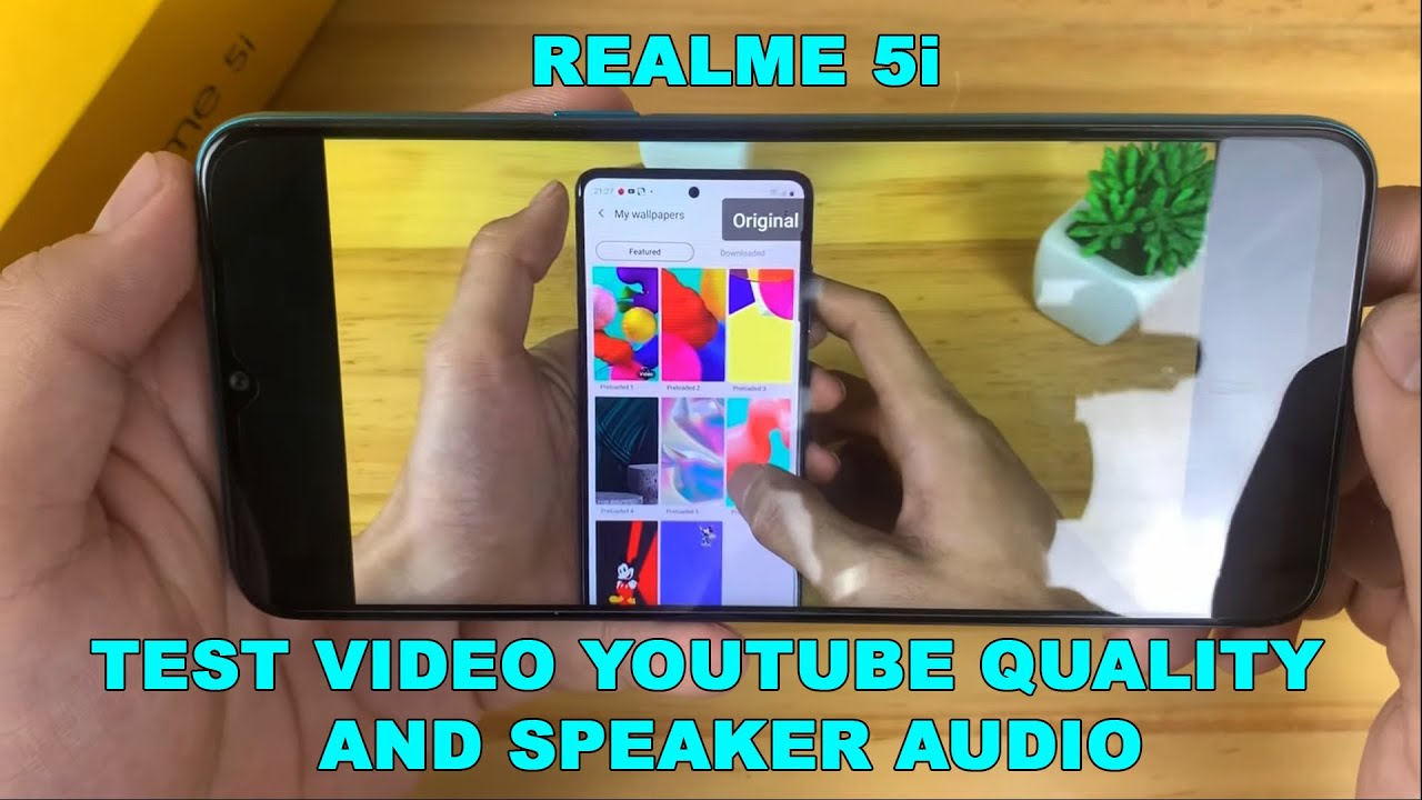 Realme 5i watch YOUTUBE video quality and Test SPEAKER (4K)