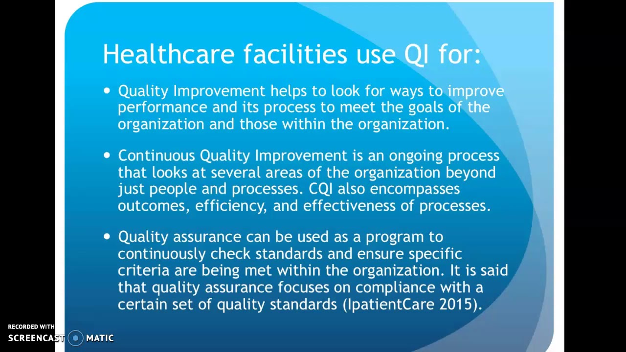 Applying QI methods - YouTube