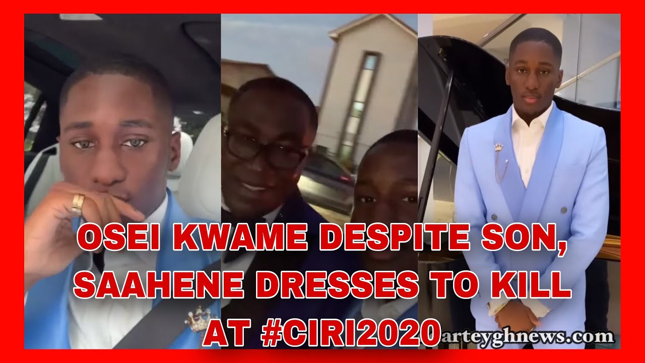 Osei Kwame Despite Son grabs ladies attention at #CIRI2020 - YouTube