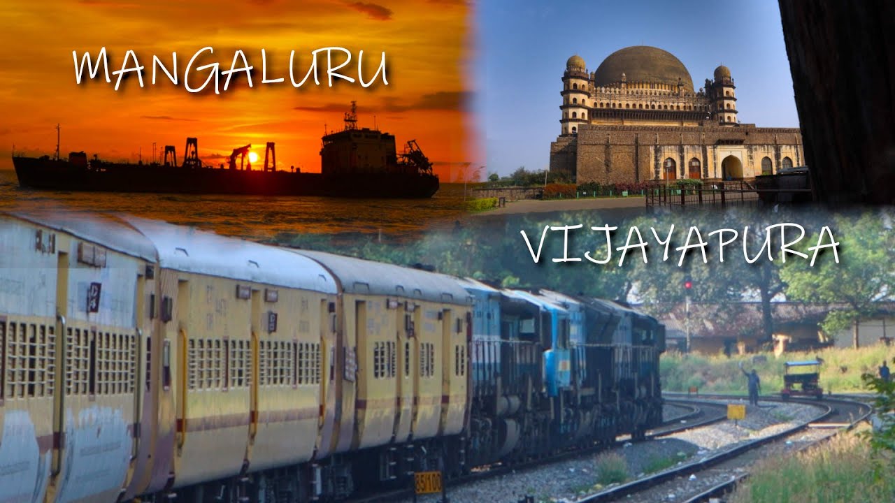 MANGALURU To VIJAYAPURA Full Train Journey Compilation By 07378 MAJN ...