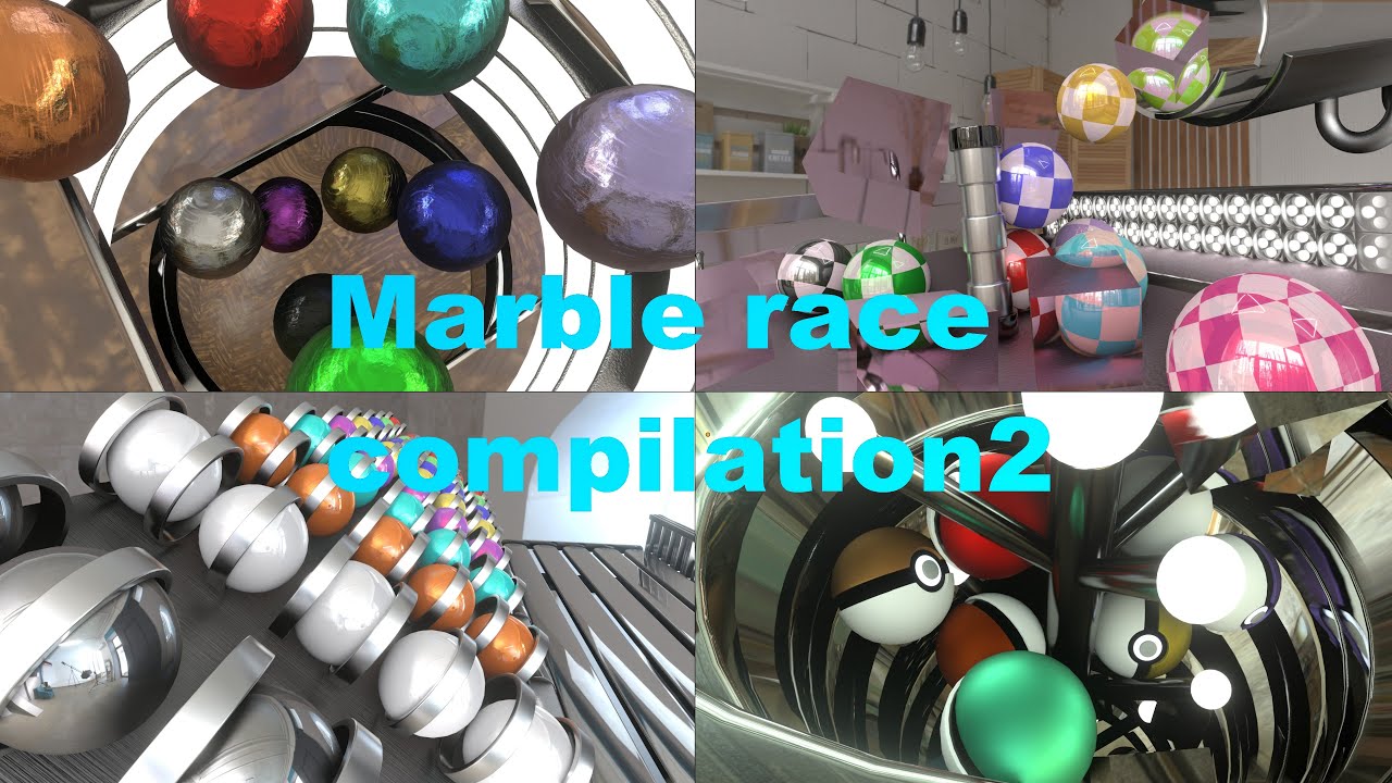 The best Marble race compilation2 - YouTube