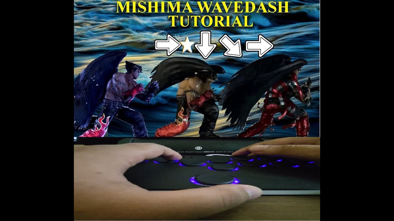 Tekken 7 - Wave Dash Quick Tutorial On any Hitbox Controller - YouTube