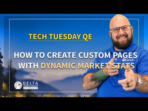 Tech Tuesday QE - Creating Custom Pages with Dynamic Market Stats