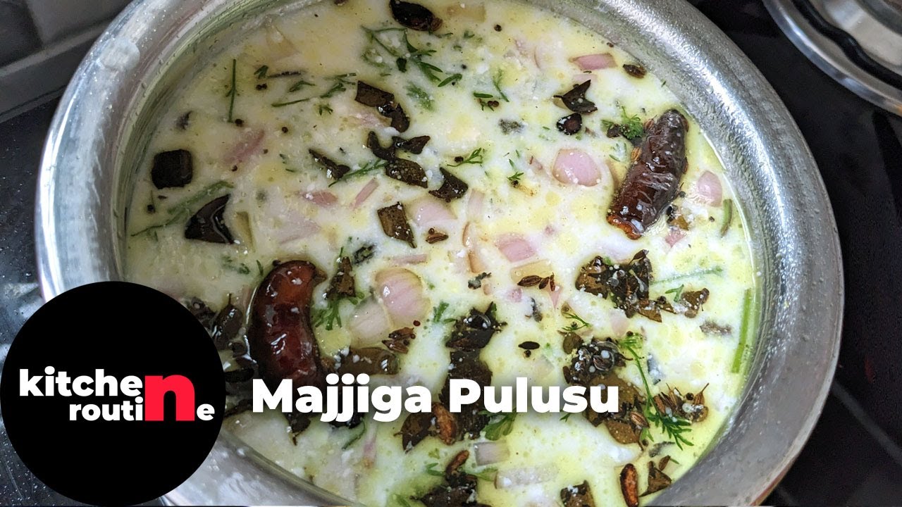 Majjiga Pulusu Majjiga Charu Buttermilk Rasam Unique Rasam Recipe ...