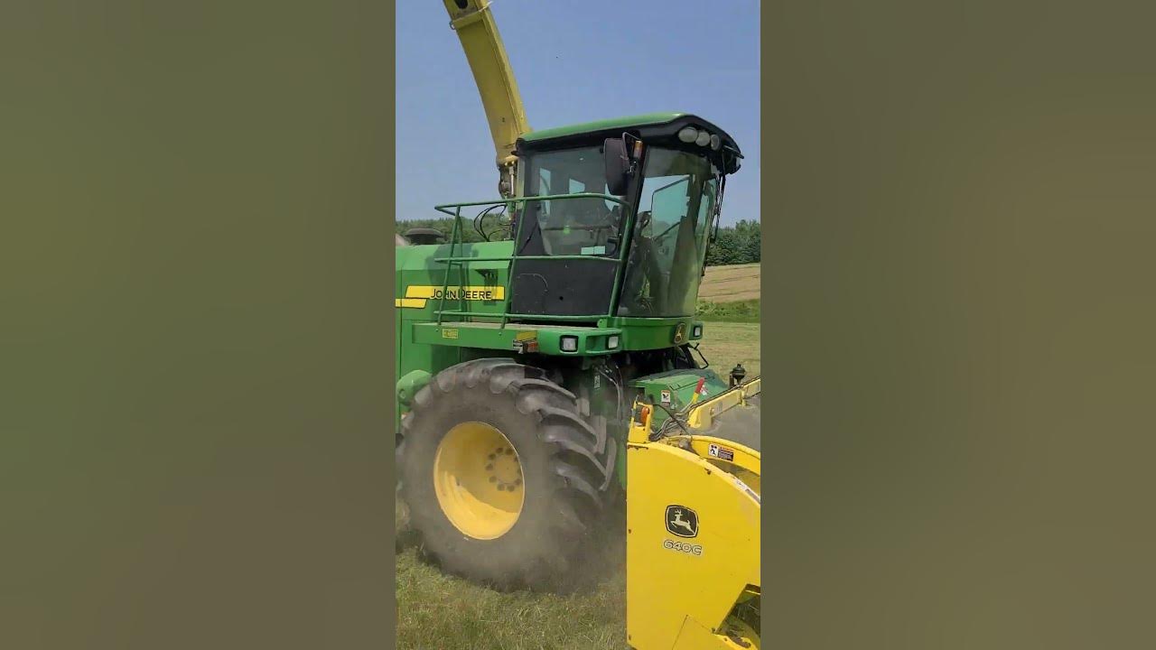 first day chopping hay - YouTube