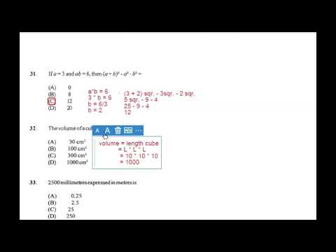CXC Math MCQ 2007 (Part 2 of 3) | Questions & Answers - YouTube