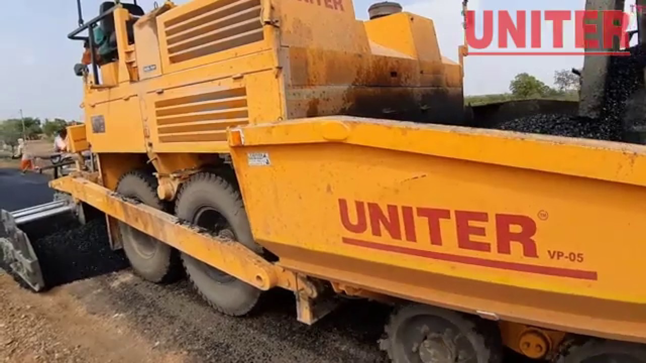 Sensor Paver Finisher Model VP 05 | Uniter Paver - YouTube