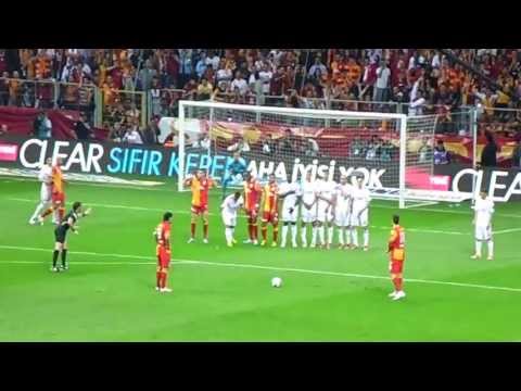 Selçuk İnan'ın Sivasspor'a Attığı Frikik Golü Tribün Çekimi